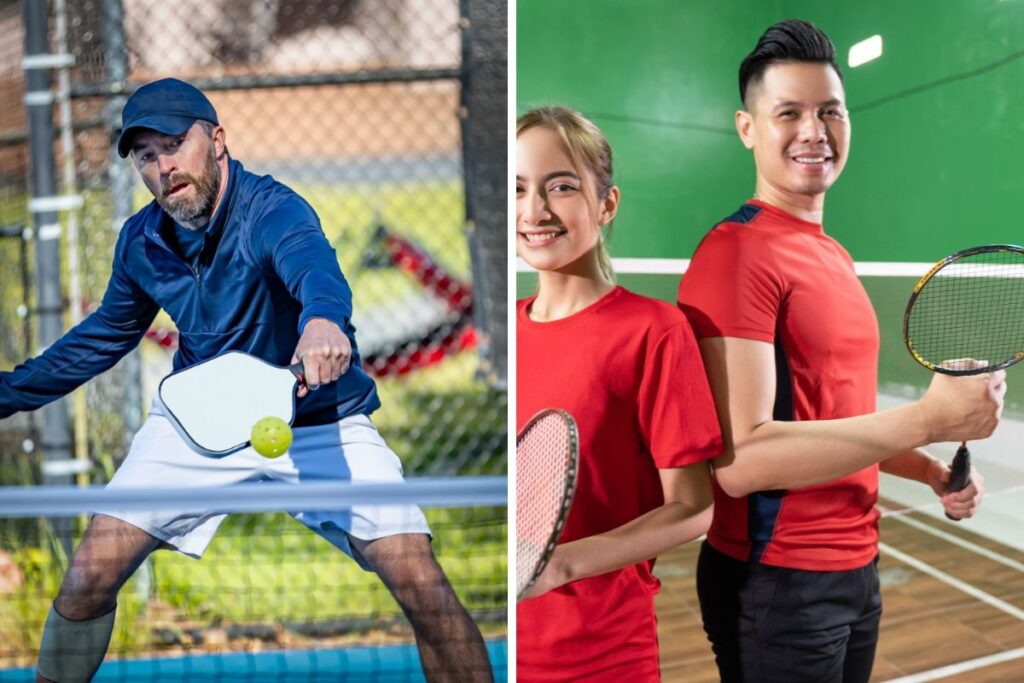 Pickleball vs Badminton – Similarities? Differences? - PickleVine.com